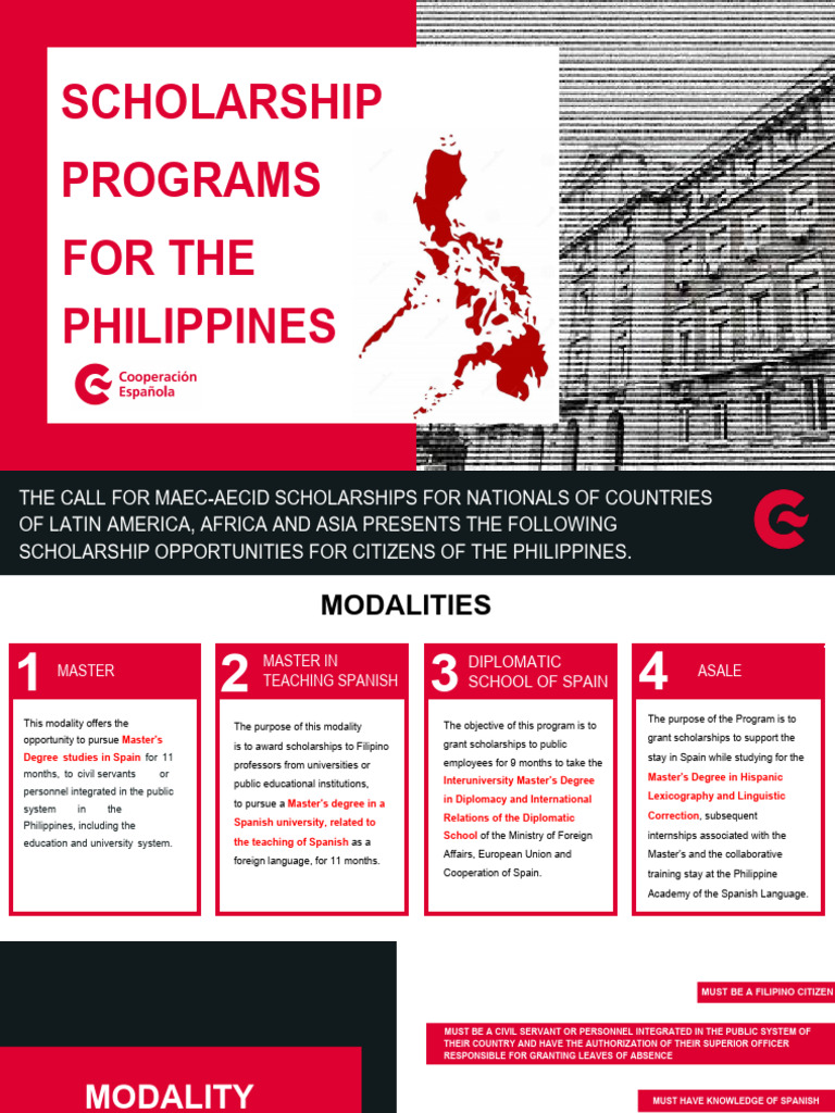 BECAS FILIPINAS - 2023 - 2024 English Final | PDF | Master's Degree ...