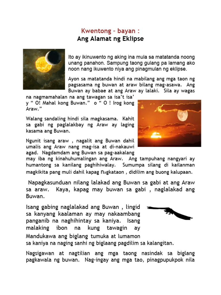 Kwentong - Bayan | PDF