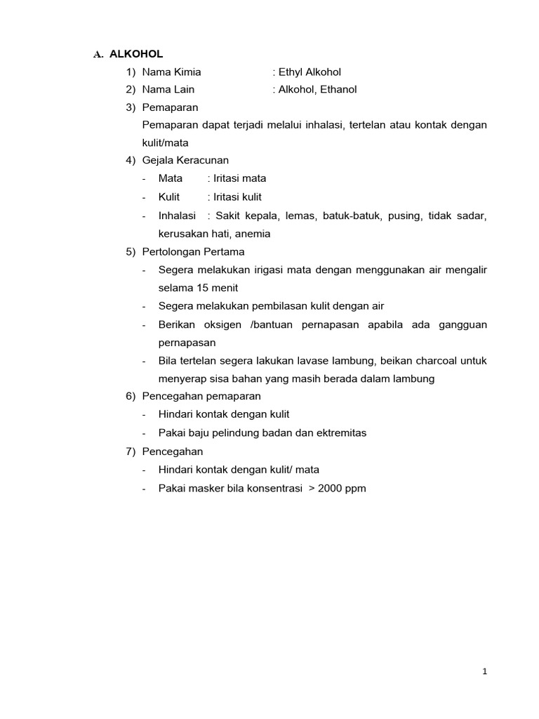 Msds Laboratorium | PDF