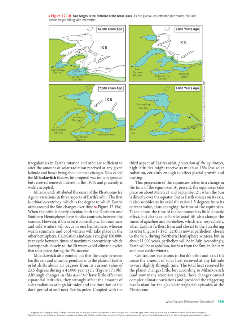 Reed Wicander - Historical Geology - Part 3 | PDF | Apsis | Pleistocene