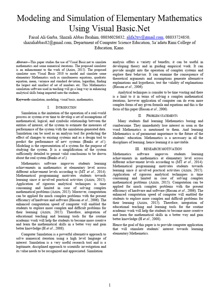 PDF To Word | PDF | Simulation | Conceptual Model