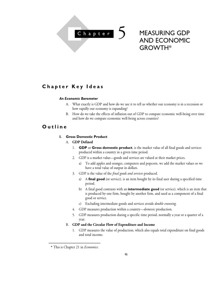 5 Measuring GDP and Economic Growth | Download Free PDF | Gross ...
