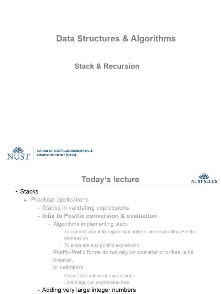 Stack And Recursion Pdf Pointer Computer Programming Control Flow 