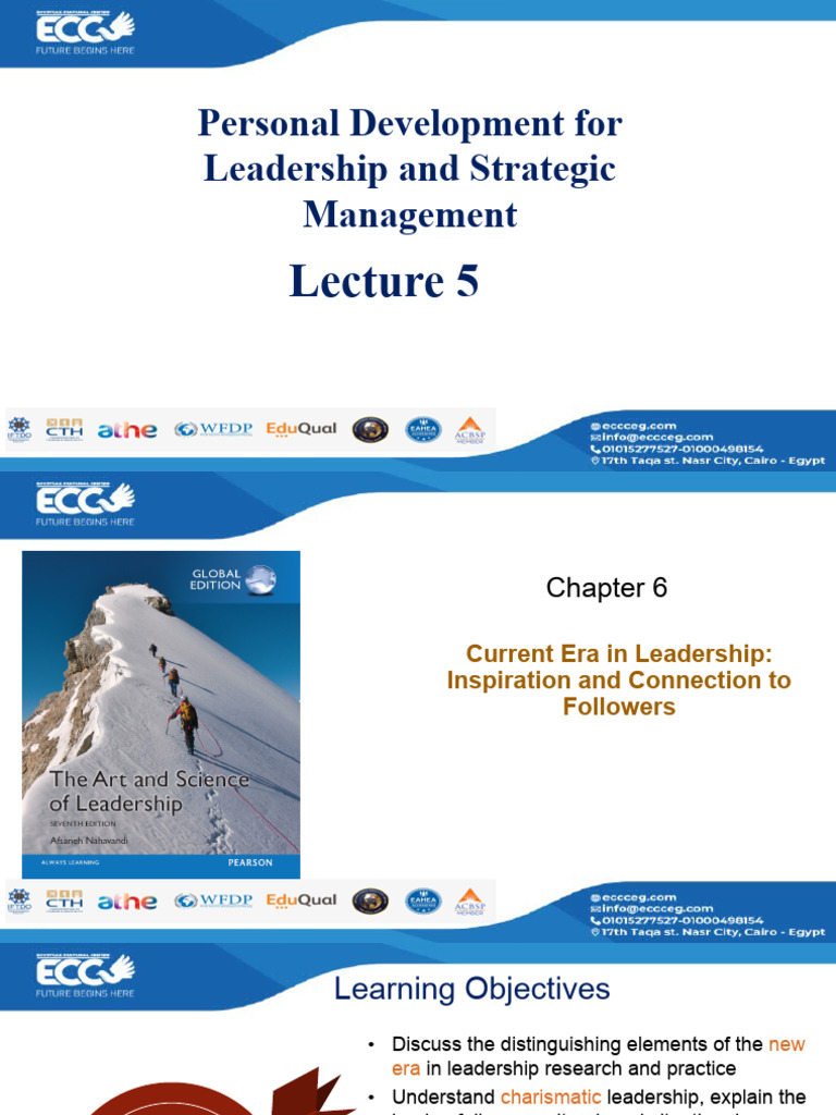 Lec 4-Part 2 - CH 6 | Download Free PDF | Leadership | Transformational Leadership