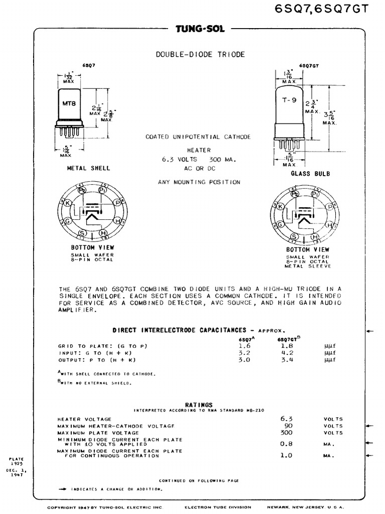 6SQ7 Duplo Triodo | PDF