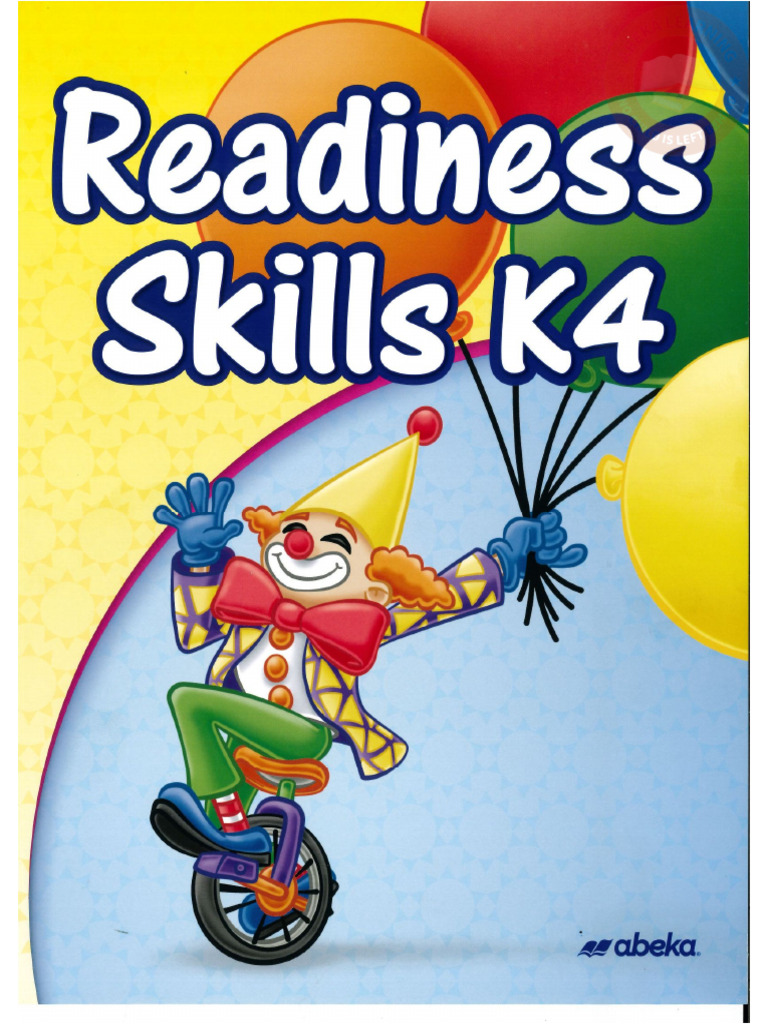 1 - Readiness Skills K4 | PDF
