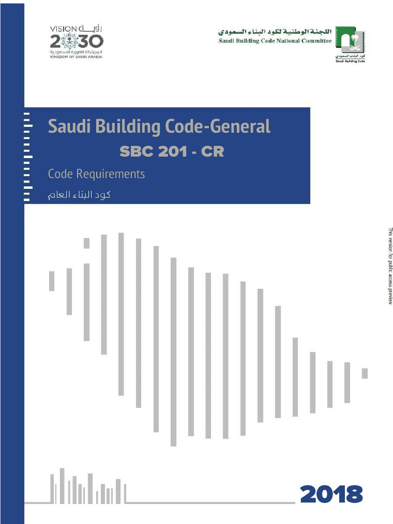 Saudi Building Code General SBC 201 CR Compress | PDF