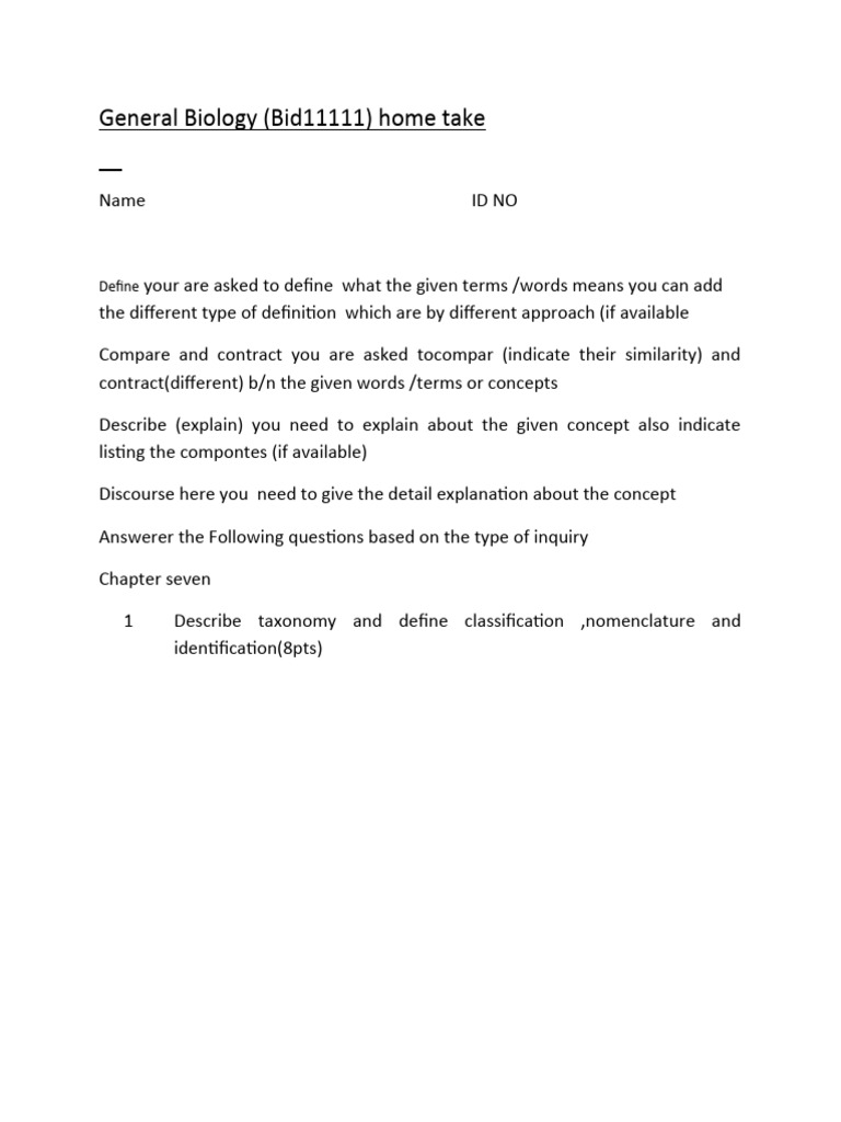 General Biology-1 | PDF