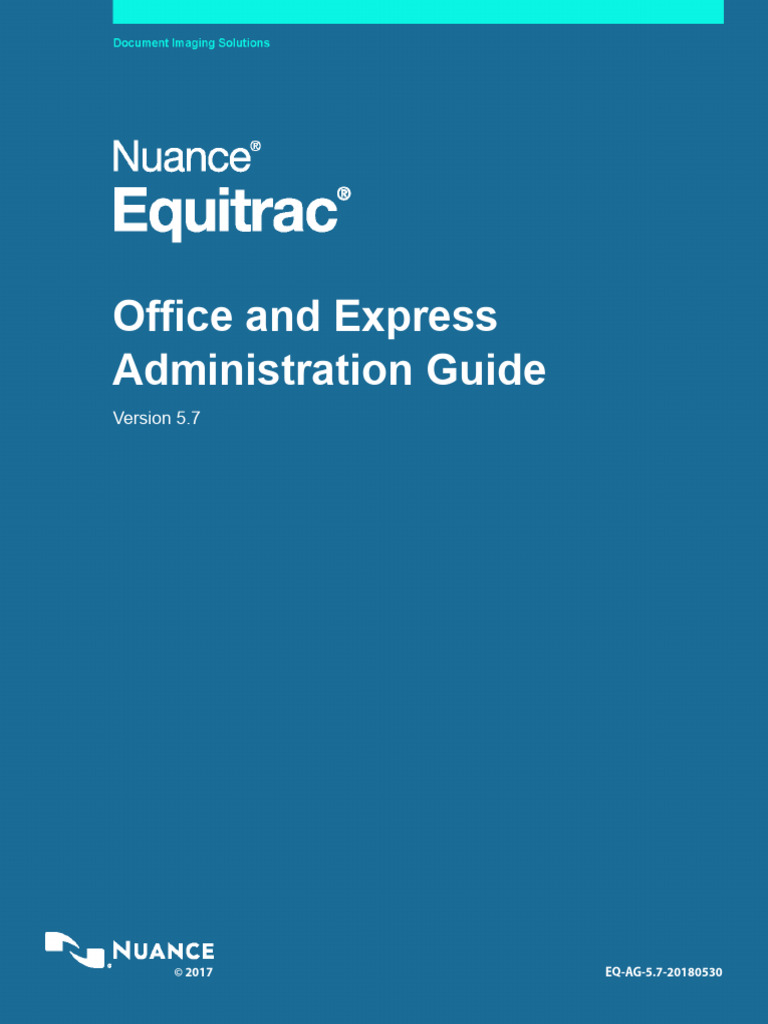 Equitrac - Administration Guide | PDF | Active Directory | Information ...