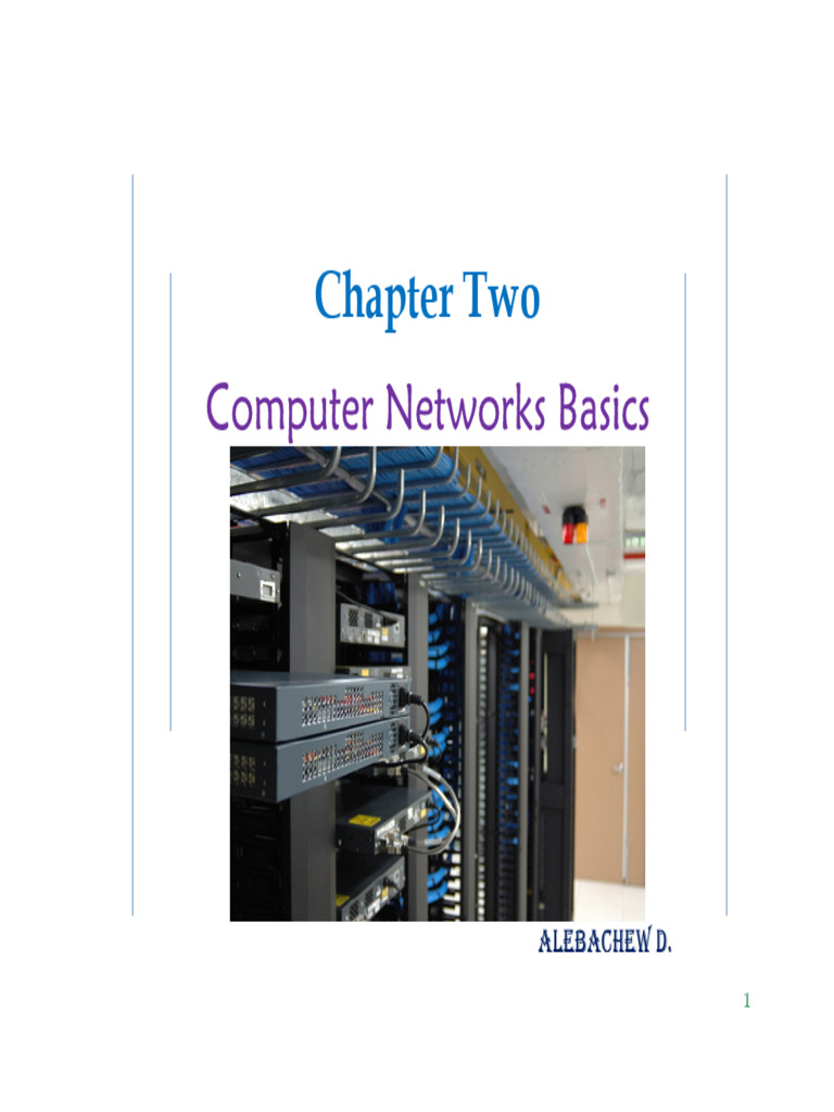 CHAPTER 2 Network Basics | Download Free PDF | Computer Network | Computing CHAPTER 2 Network Basics | Download Free PDF | Computer Network | Computing