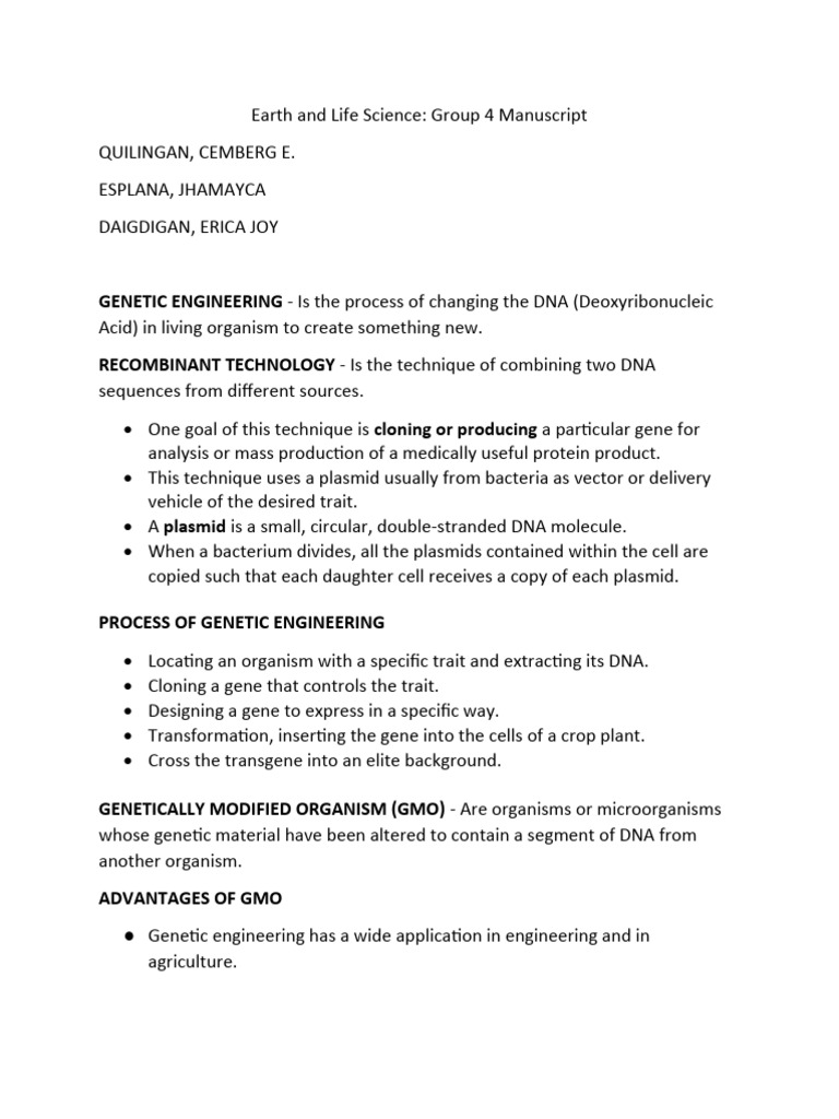 Genetic Engineering Insights | PDF | Genetic Engineering | Molecular Cloning