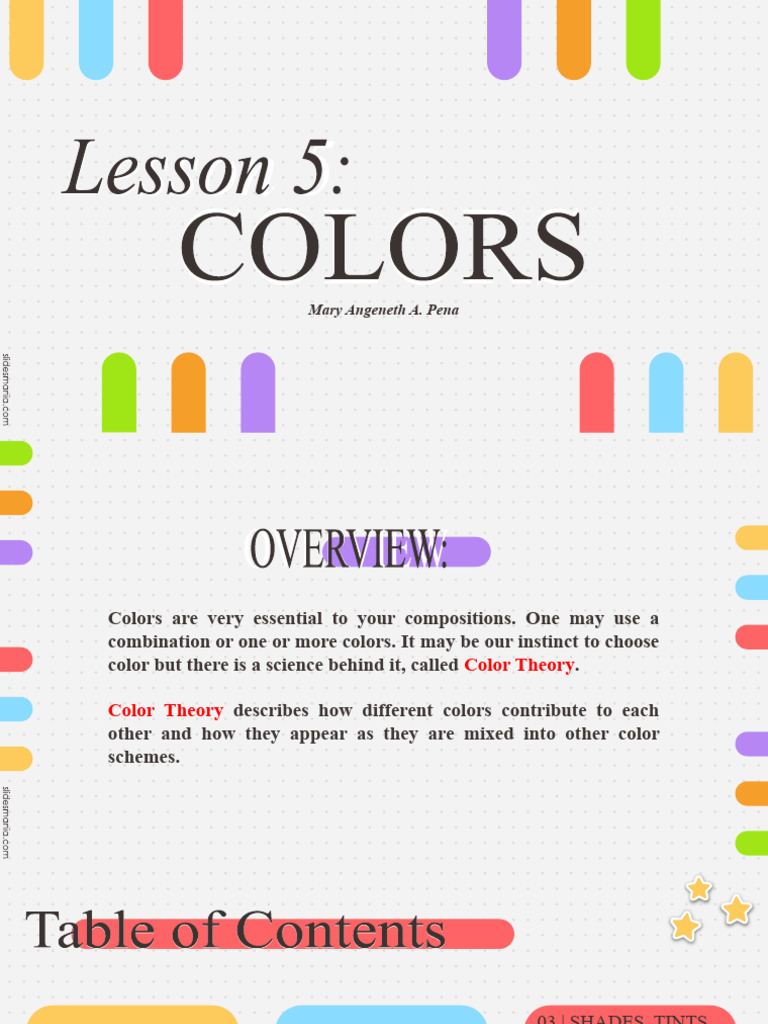 COLORS | PDF | Color | Magenta