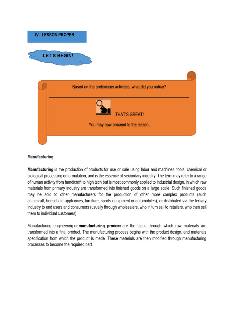 Hpc315-Lesson Proper 7 | PDF | Business | Business Process