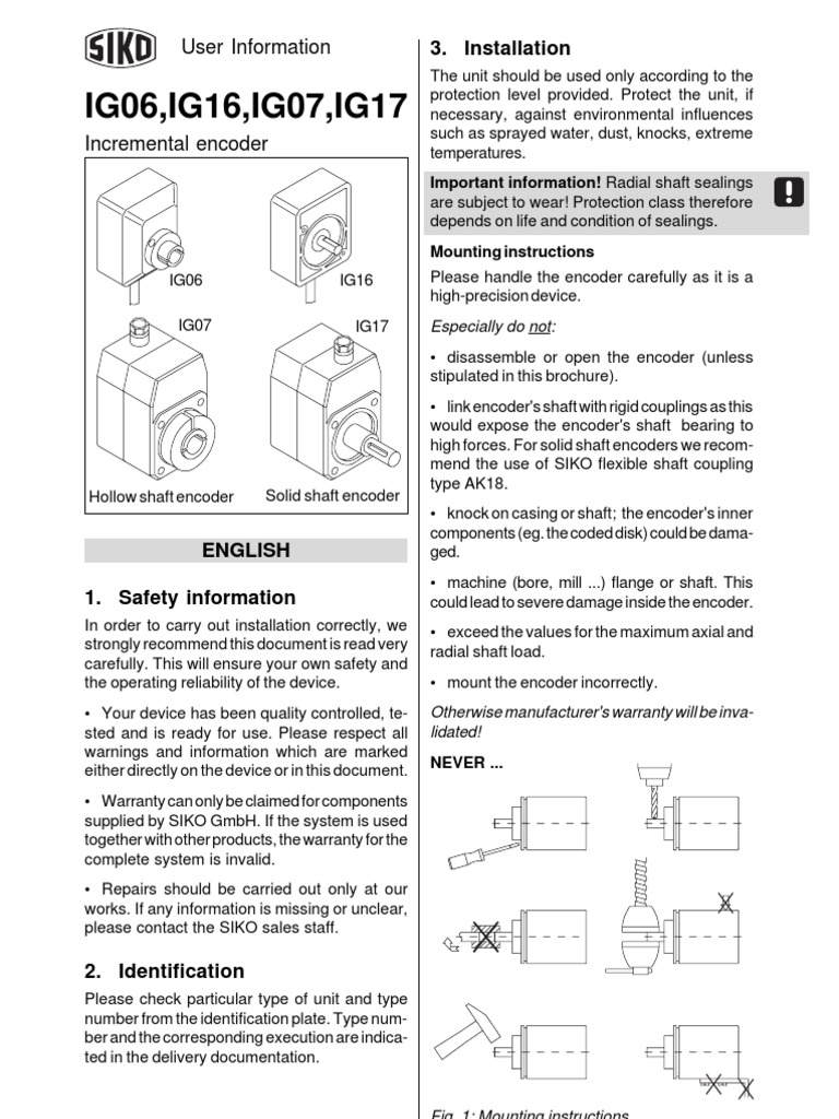Ig07 User | PDF | Electrical Connector | Electromagnetic Interference