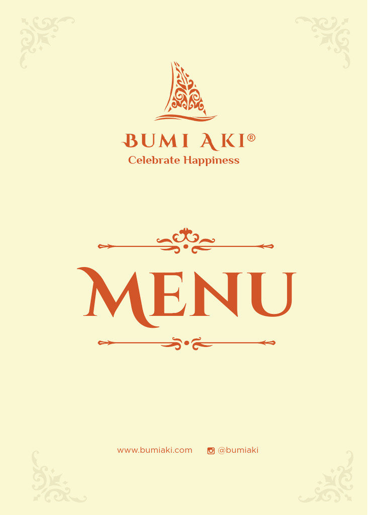 Bumi Aki Menu | PDF