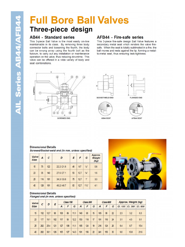 Audco Ball Valve | PDF