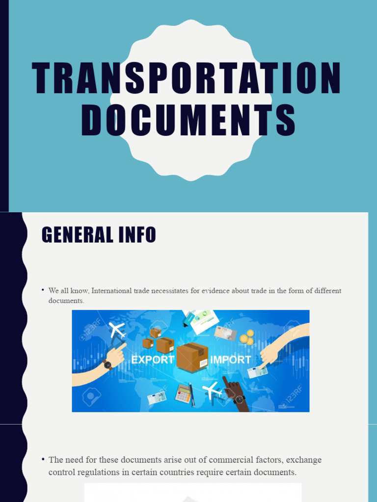Transport Documents 1 BqY1 | PDF | Bill Of Lading | Cargo
