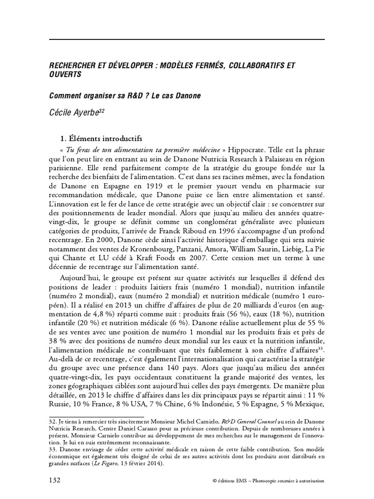 Exam 2022 Danone | PDF