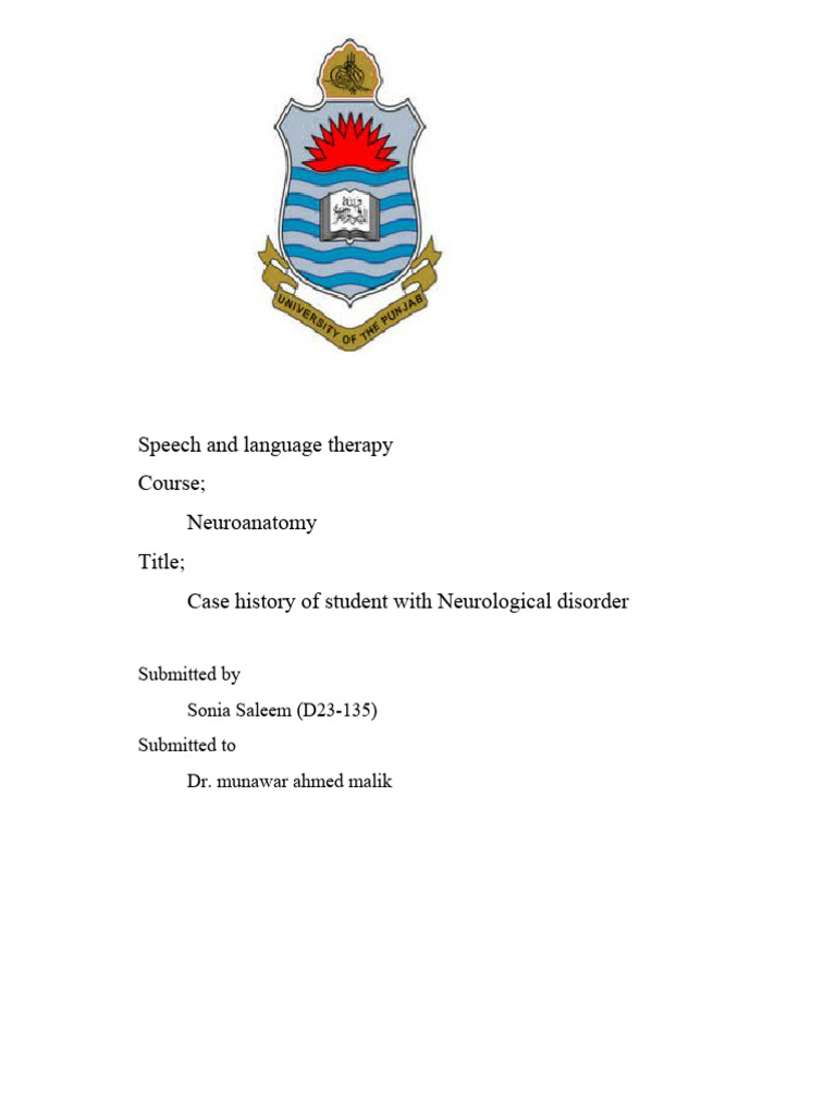 ADHD Case Study in Speech Therapy | PDF | Communication | Stuttering