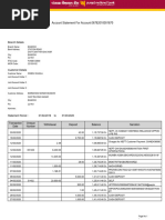 ICICI Bank Statement Sample | PDF | Payments | Banking Technology