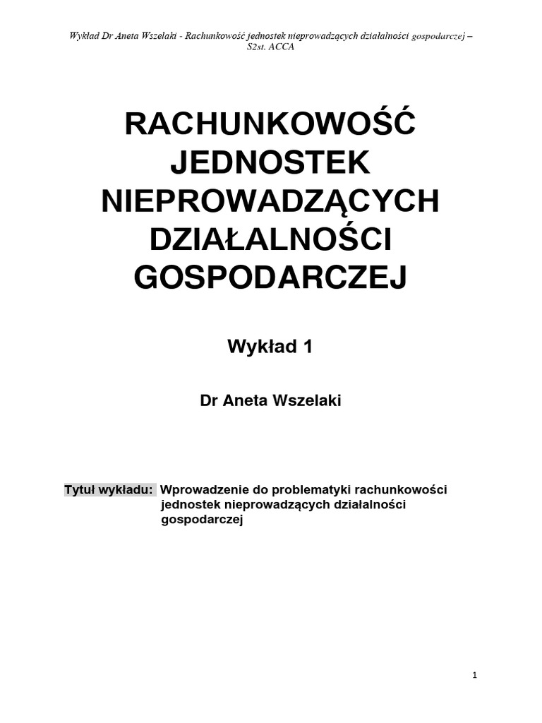 Wykład 1 ACCA Merged | PDF
