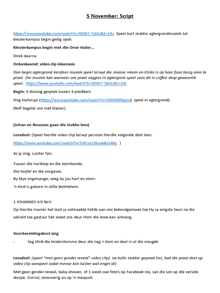5 Nov Script | PDF