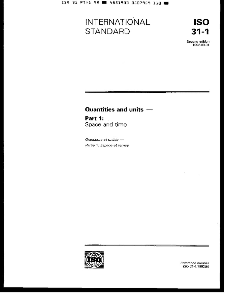 ISO 00031-1-1992 Scan | PDF