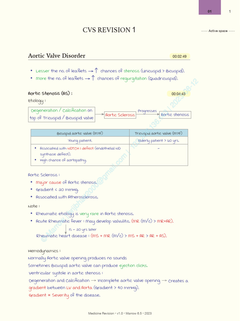 Med Cvs | PDF | Heart Valve | Heart