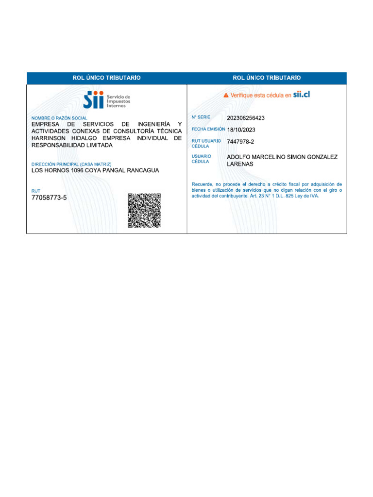 E-Rut Adolfo Gonzalez | PDF