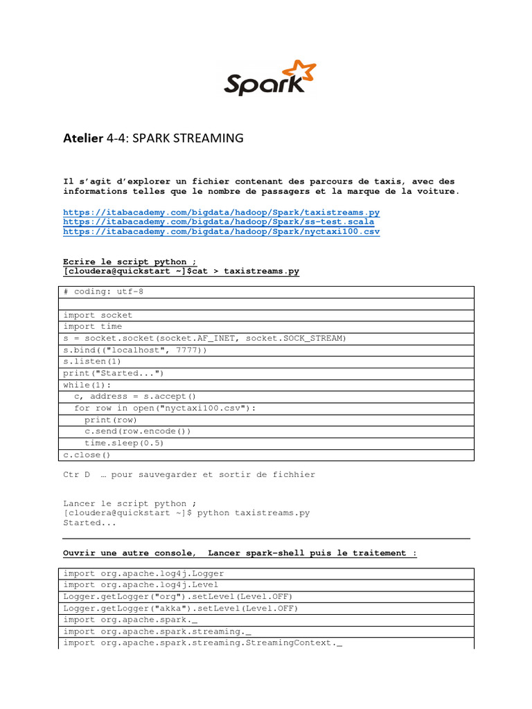 Atelier4-4 Spark | PDF | Programming Paradigms | Computing Platforms