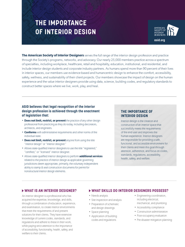Understanding Interior Design Roles and Laws | PDF | Interior Design ...