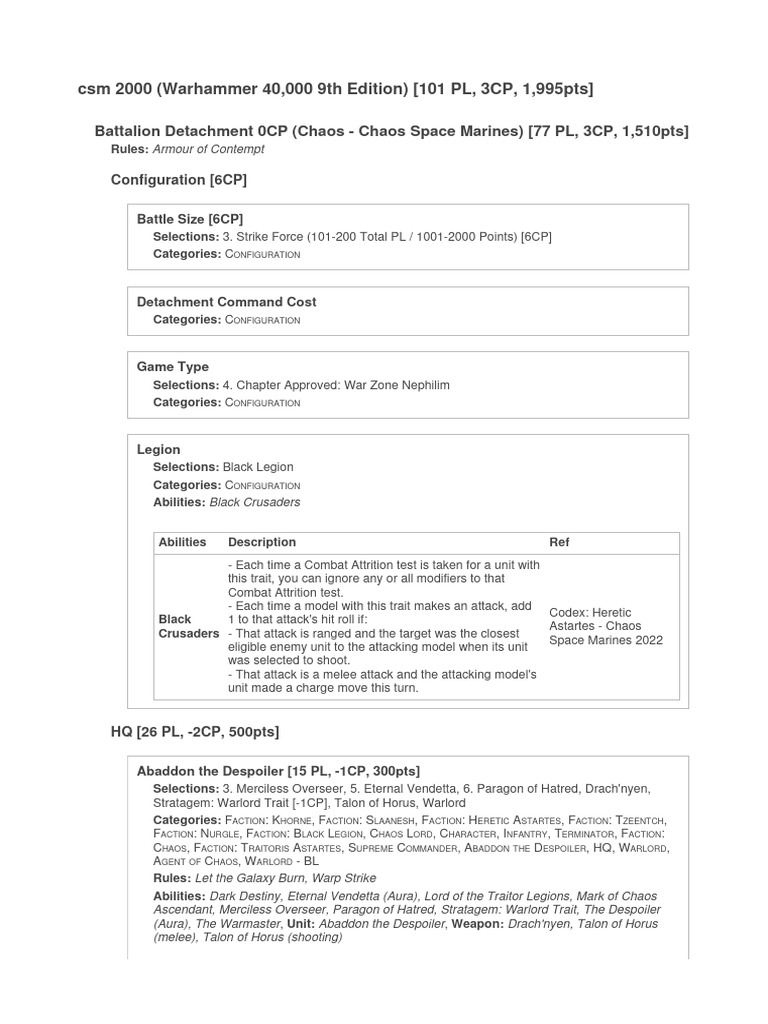 CSM 2000 | PDF | Military | Military Science