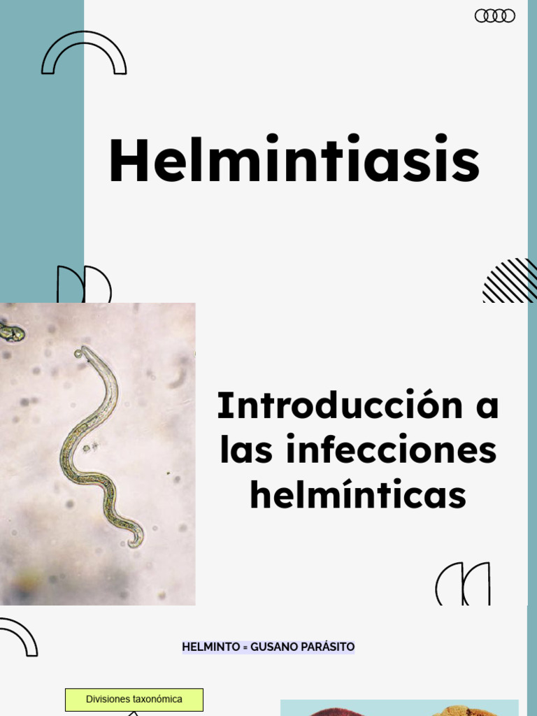 Helmintiasis | Descargar gratis PDF | Medicina | Especialidades Medicas