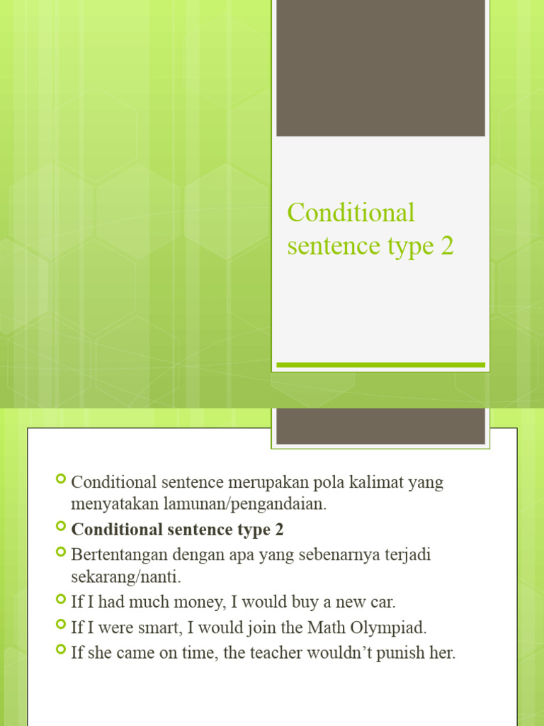 Conditional Sent Type 2 | PDF