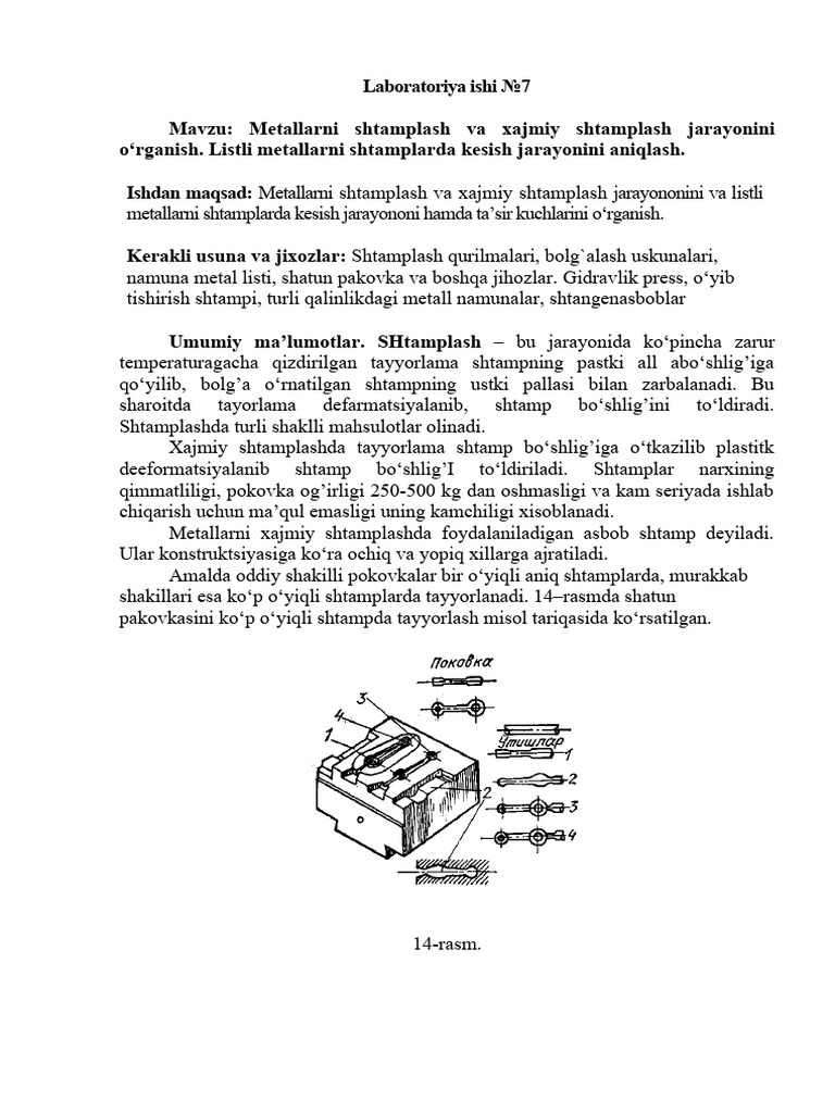 4 Laboratoriya Ishi | PDF