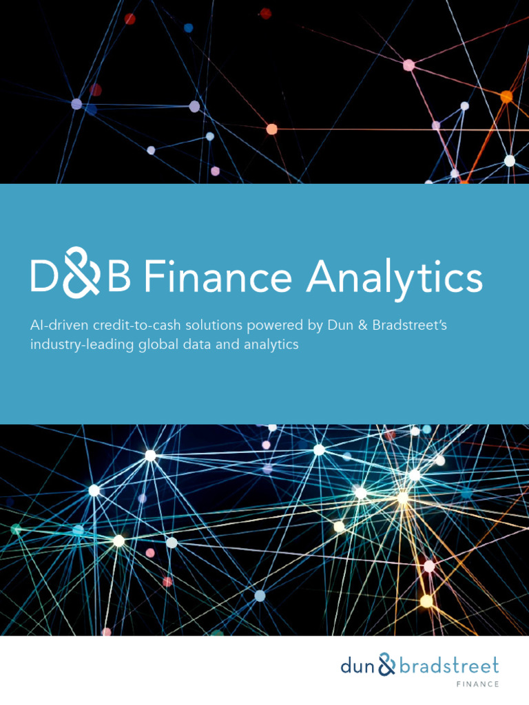 Dnb Finance Analytics Brochure | PDF | Analytics | Business