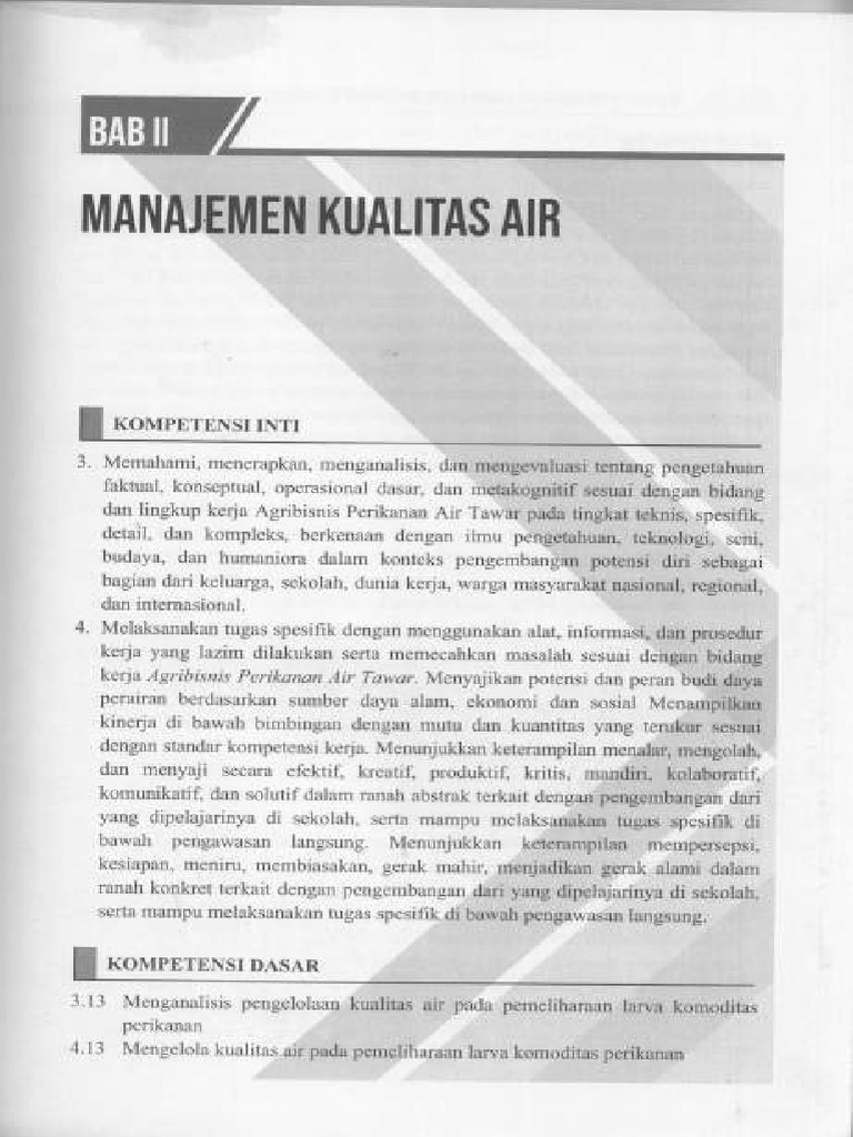 BAB 2. MANAJEMEN KUALITAS AIR 29-45 Kompres Oke | PDF