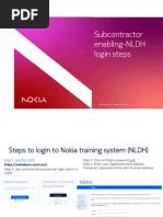 Nokia Training System Login Guide | PDF | Computers
