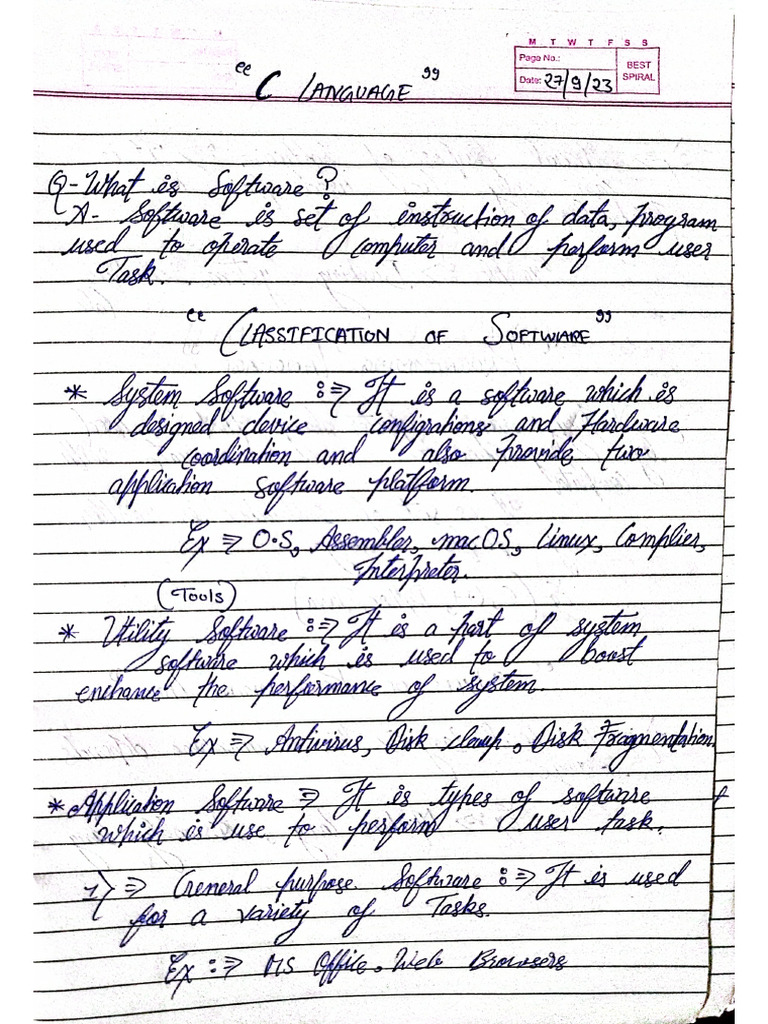 C Prog Lang Note Last 3 Oct | PDF C Prog Lang Note Last 3 Oct | PDF