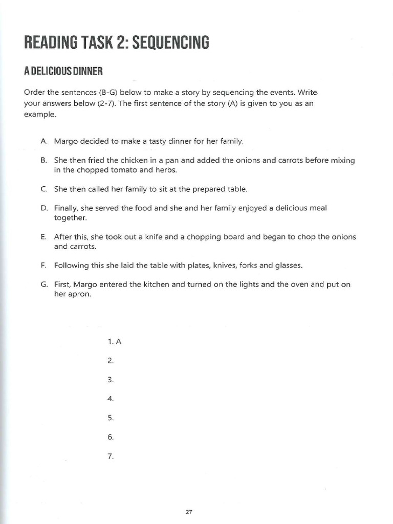 Reading Part 2 Practice | PDF