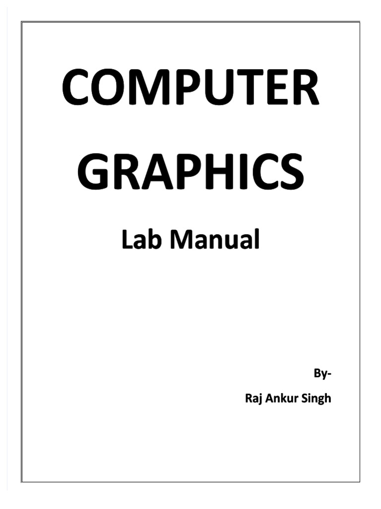 Pdf Computer Graphics Practical Manualdocx Compress Pdf Computer Libraries Computer