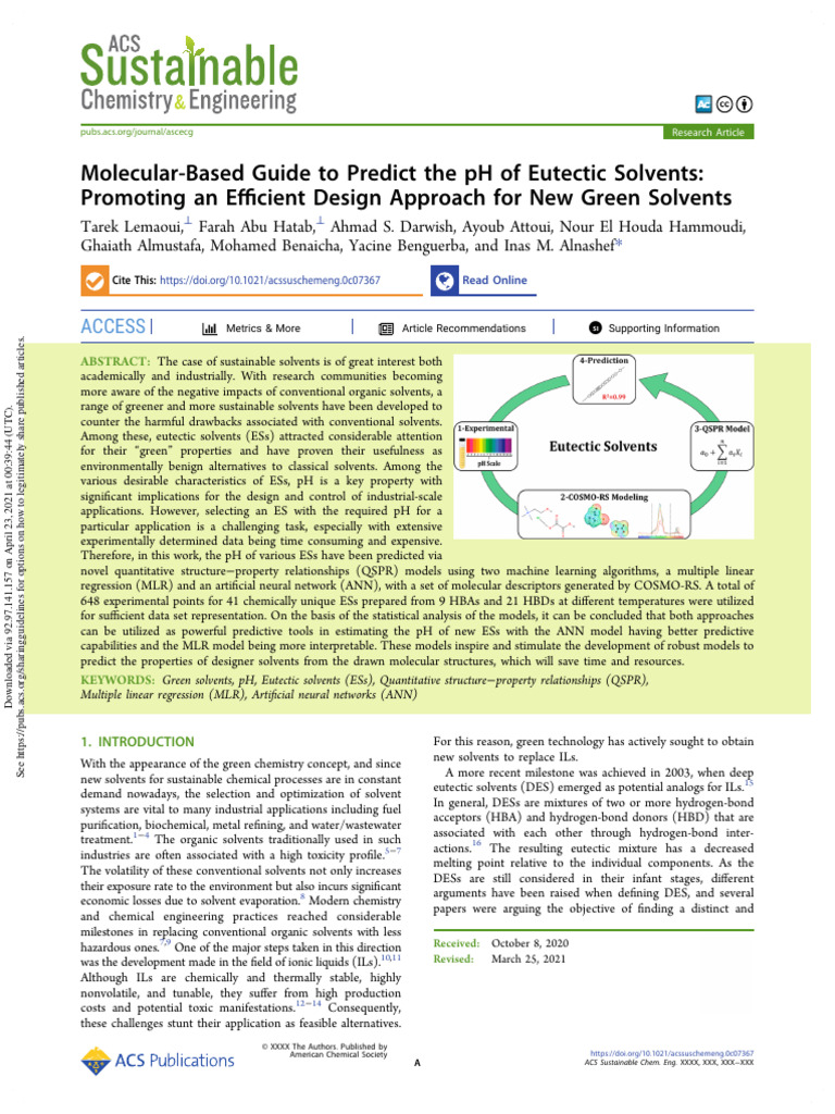 Molecular Based Guide To Predict The Pdf Quantitative Structure Activity Relationship