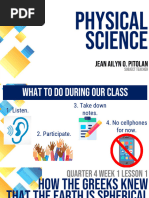 Greek Astronomy: Earth’s Place in Space | PDF | Moon | Galileo Galilei