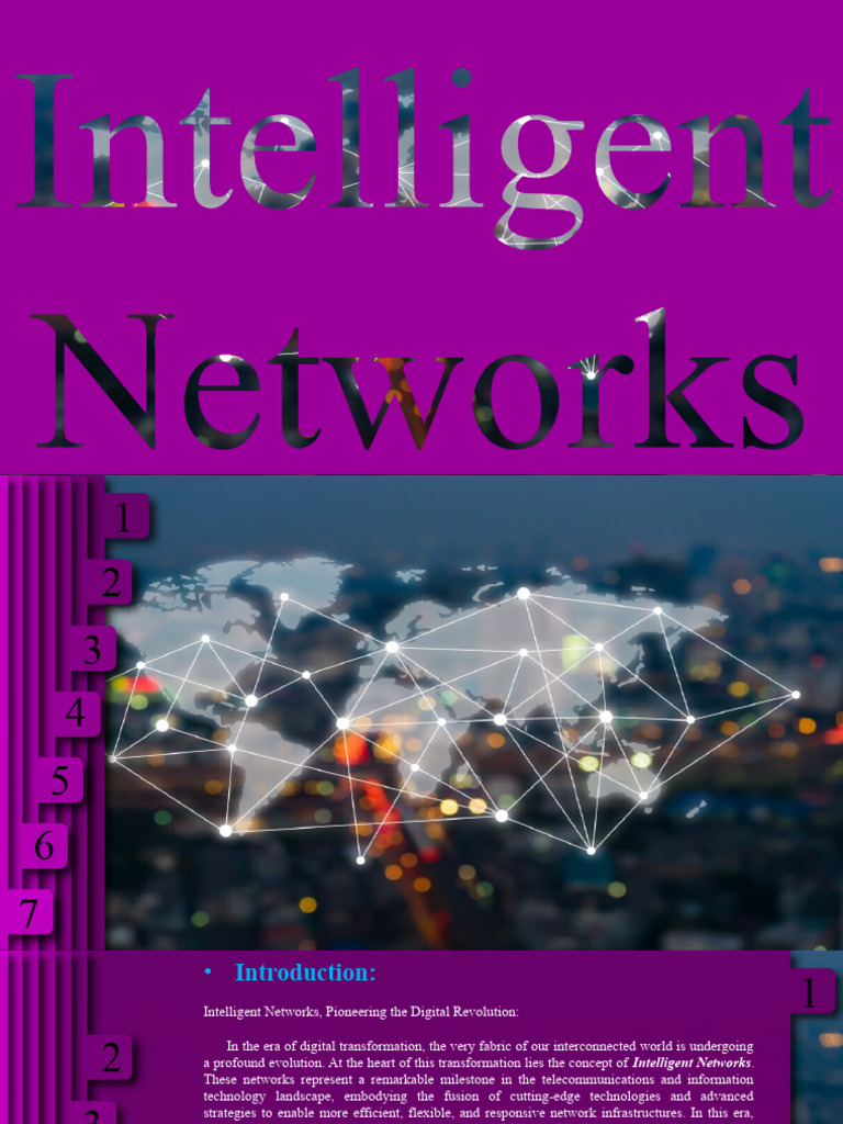 Intelligent Networks | PDF | Computer Network | Communication