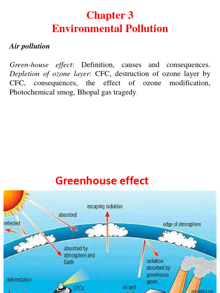 Air Pollution II Part | PDF | Ozone Depletion | Smog