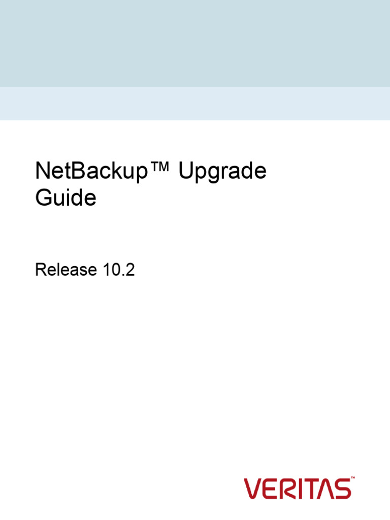 NetBackup102 UpgradeGuide | PDF | Java (Programming Language) | Java (Software Platform)