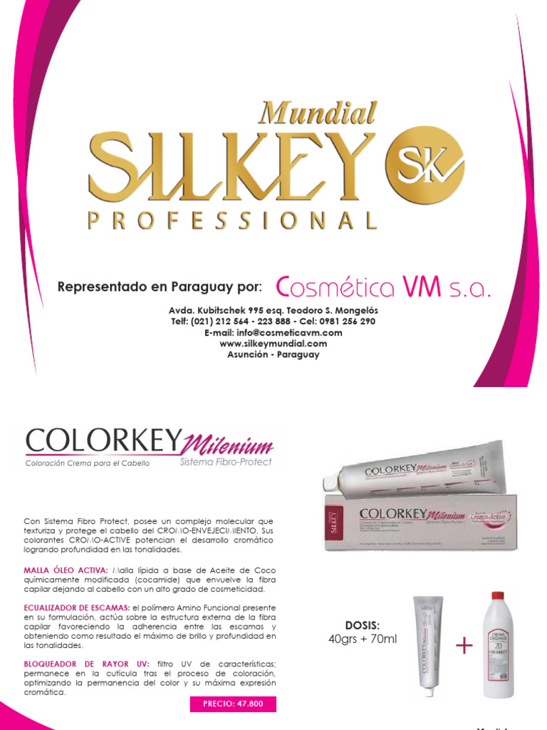 Silkey Profesional - Salón | PDF | Pelo | Color