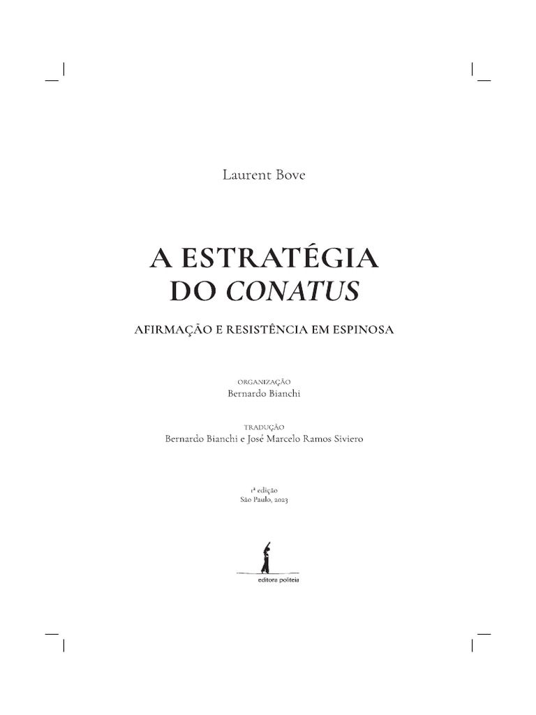 Amostra A Estrategia Do Conatus | PDF