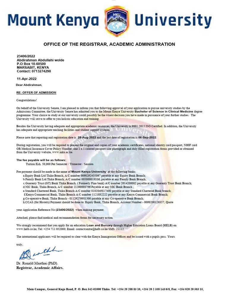 Offer Letters 17may2022 | PDF