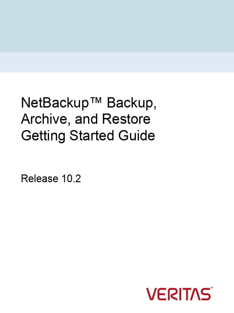 NetBackup102 BAR GS Guide | Download Free PDF | Computer File | Directory (Computing)